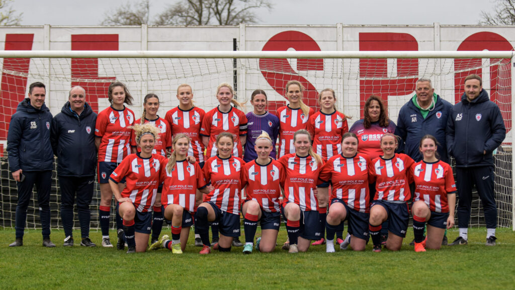 SPORTING LADIES: Celebrating Promotion – Bromsgrove Sporting F.C.