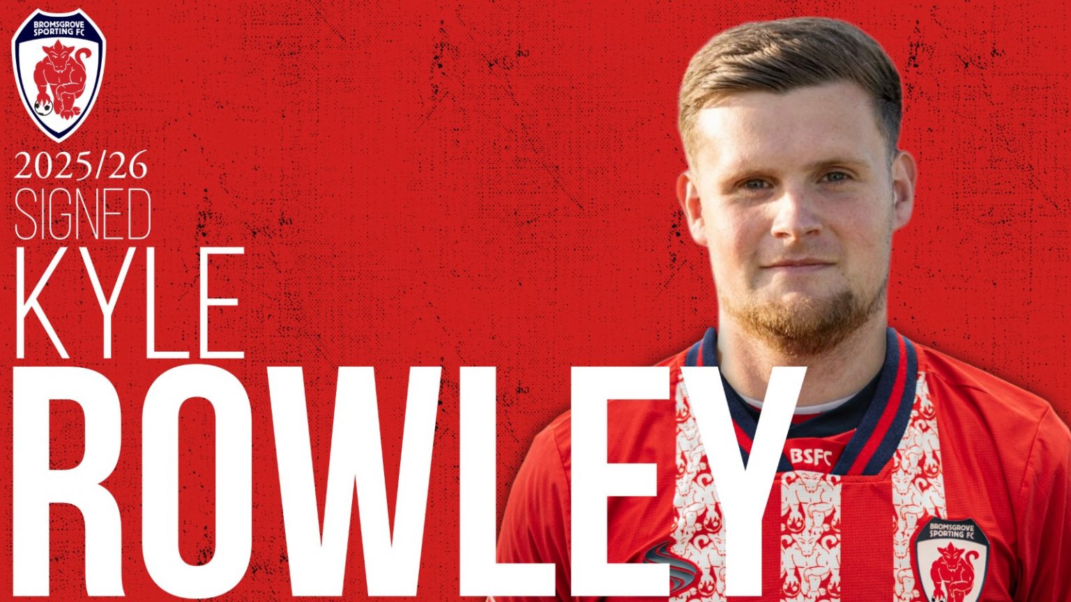 NEW ADDITION: Rowley the Rousler – Kyle Signs! – Bromsgrove Sporting F.C.